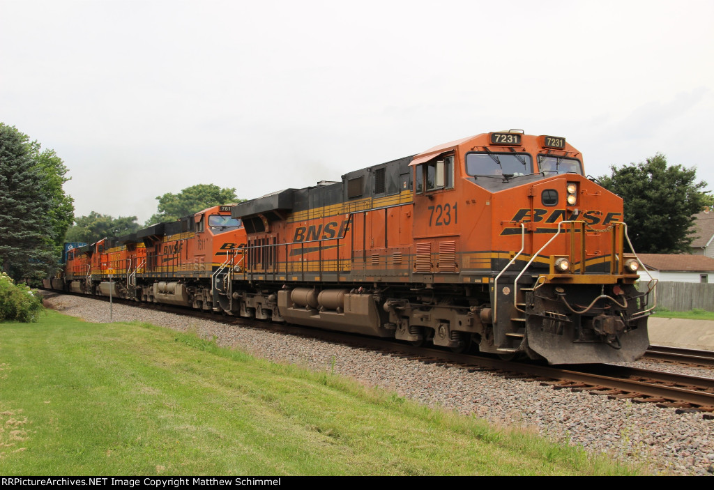 BNSF Stacker In Peck Park